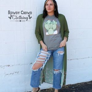 Rowdy Crowd Clothing | Sweaters | Botanical Gardens Duster | Poshmark
